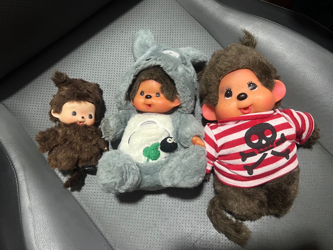 Monchhichi Stuff toys Dolls - flaw defect, Hobbies & Toys, Toys & Games ...