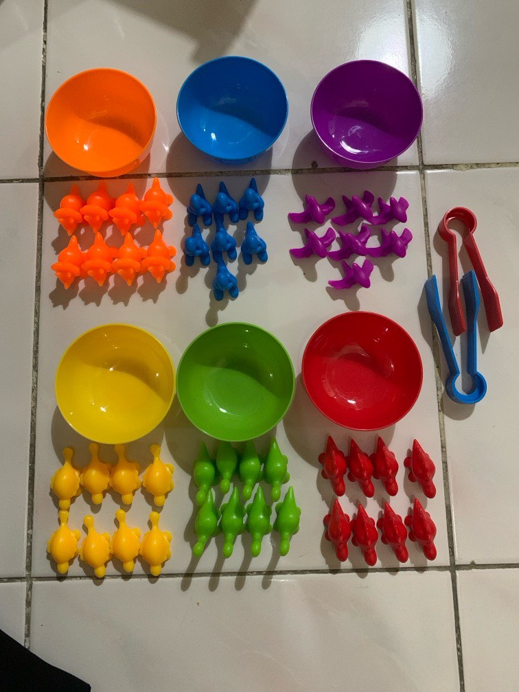 Montessori color sorting classification toys, Hobbies & Toys, Toys ...