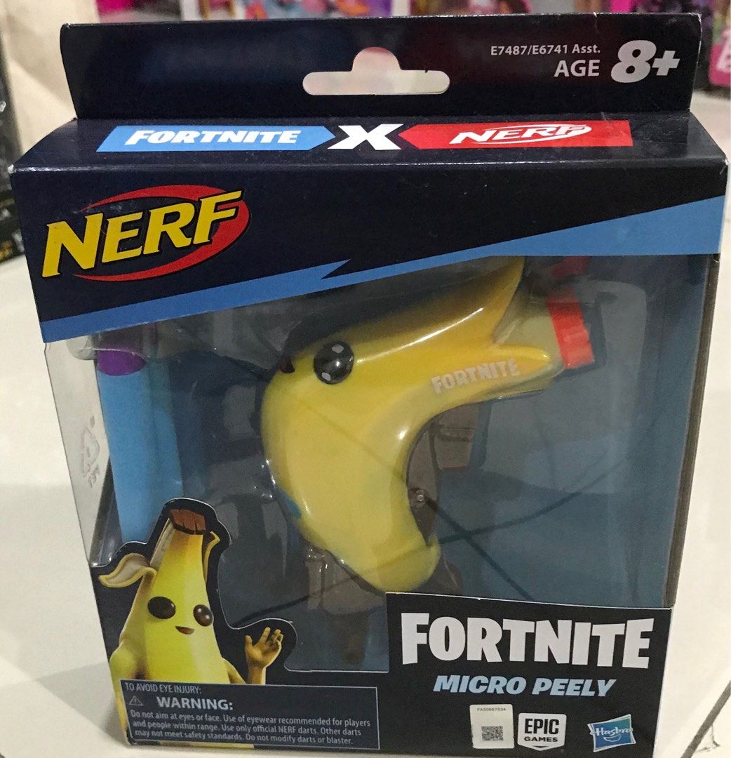 Nerf Fortnite Micro Peely, Hobbies & Toys, Toys & Games on Carousell