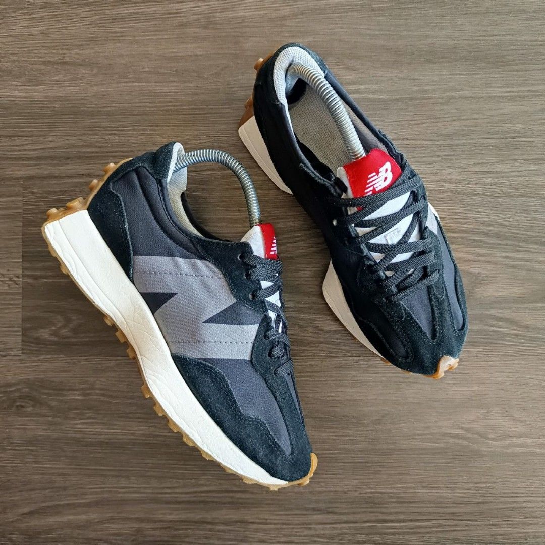 New Balance 327 Black Grey 5.5UK / 24CM (RM 108), Women's Fashion ...
