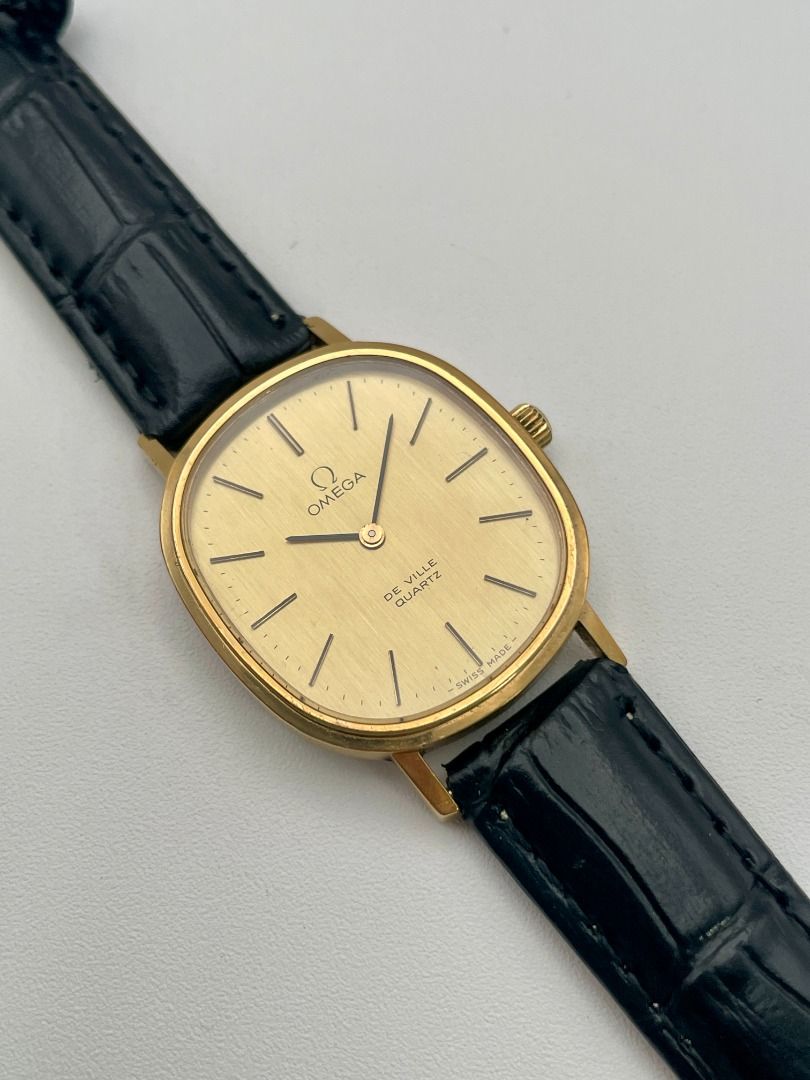 Omega De Ville Cal. 1330 Watch in Gold (Rare Turn + Push Crown), Luxury, Watches on Carousell