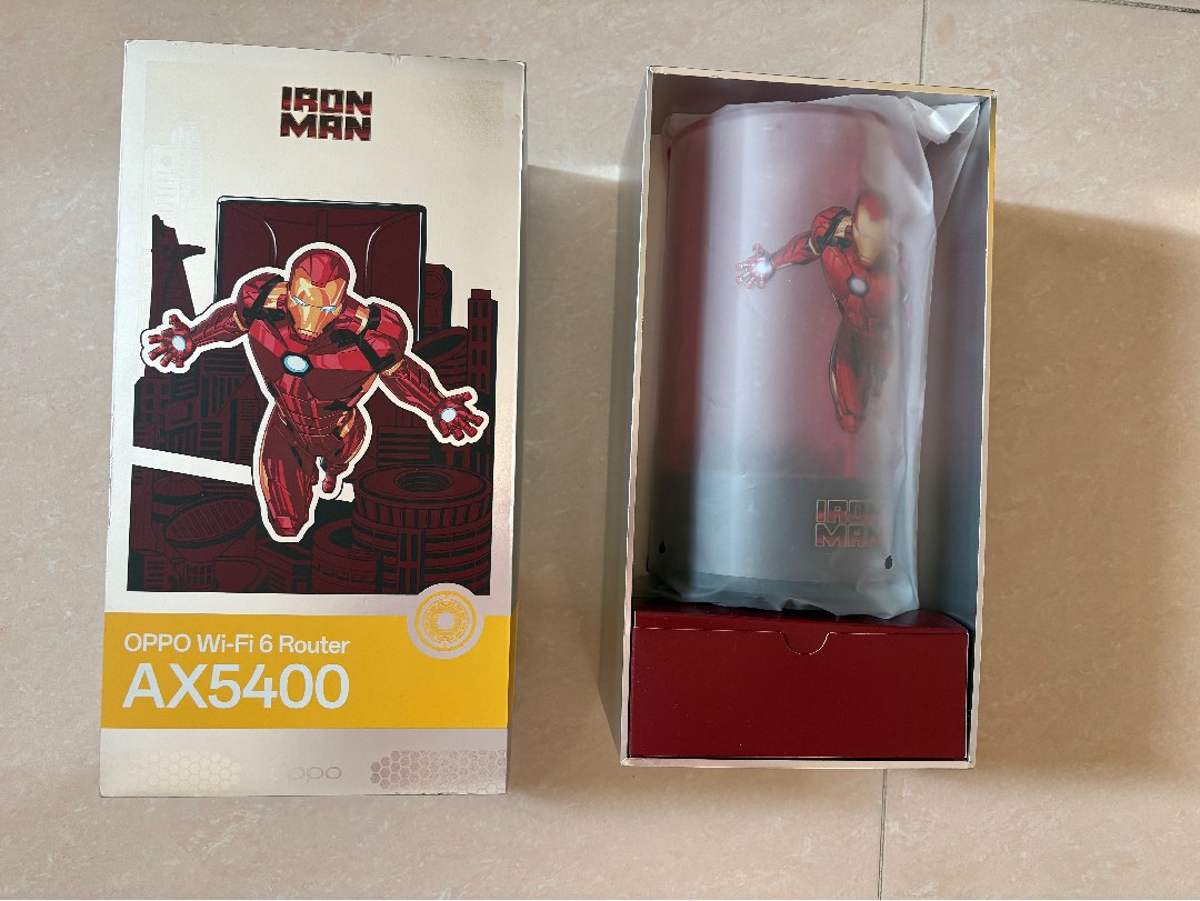 Oppo wifi6 router AX5400, iron man edition, 電腦＆科技, 電腦周邊及配件, Wifi及上網相關產品 ...