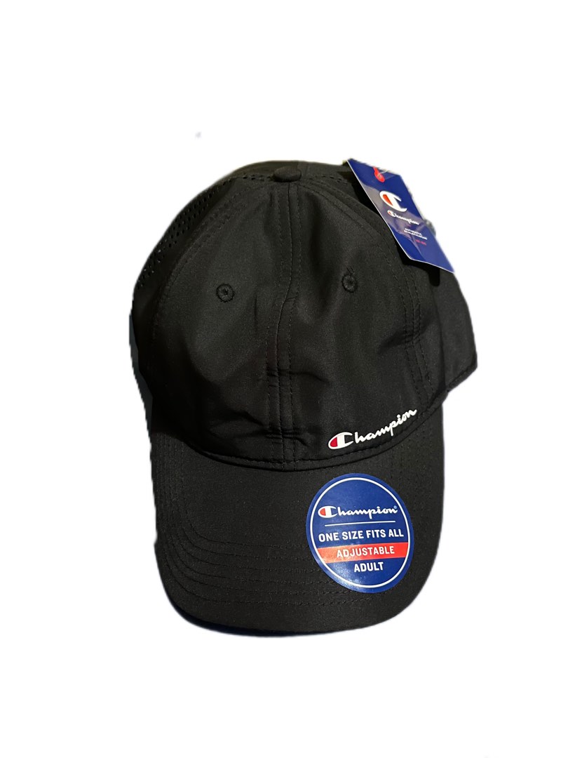 Original Black Champion Cap, Men's Fashion, Watches & Accessories, Caps ...