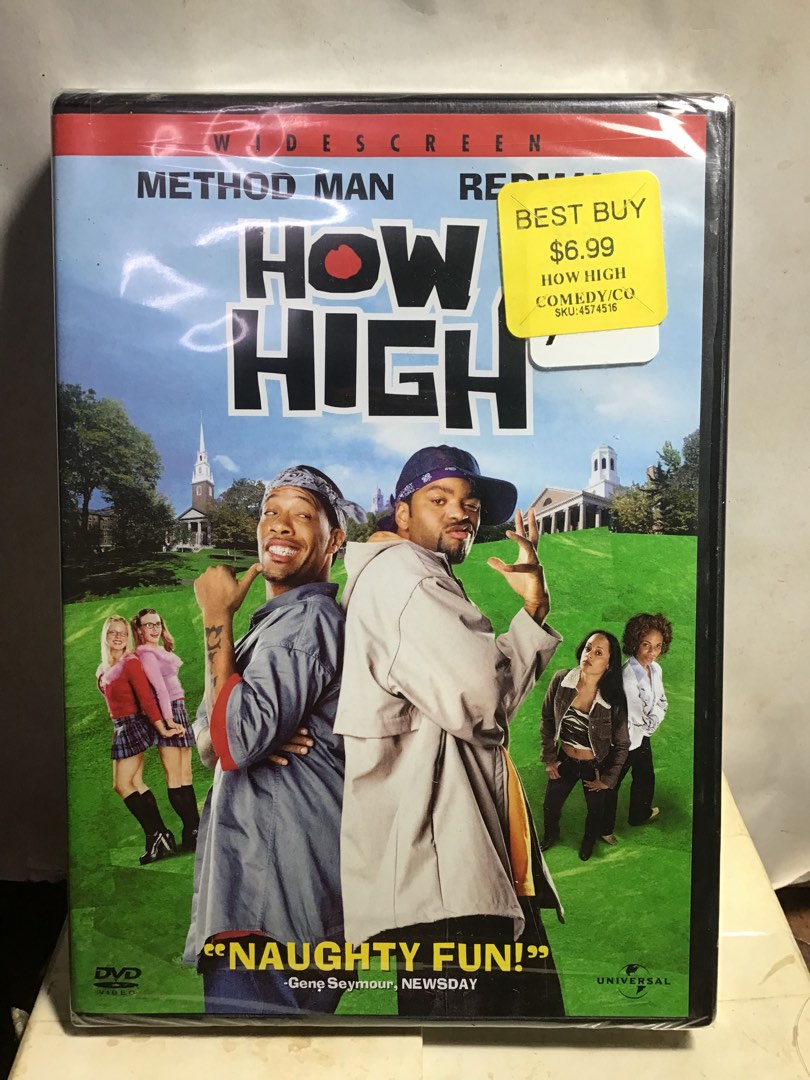 ORIGINAL USA DVD How High Method Man Red man Wu Tang Clan OOP Comedy ...