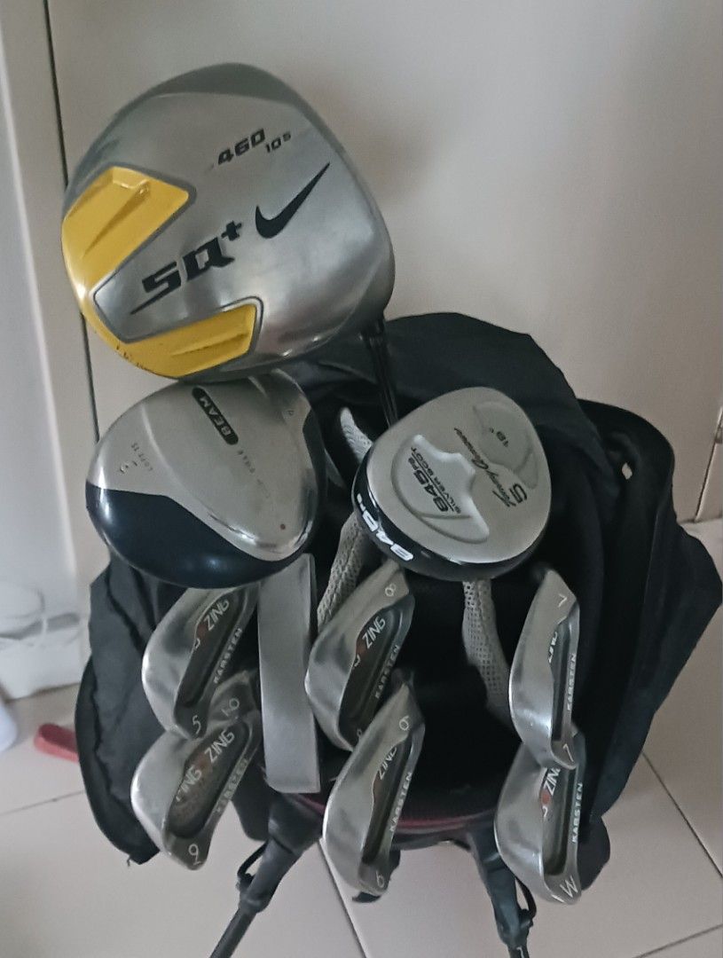 Ping Golf Set Odyssey Nike Puma Driver Wood Irons Set Wedge Putter Bag ...
