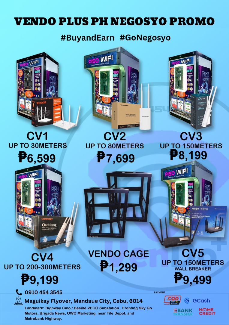 PISO WiFi VENDO, Computers & Tech, Parts & Accessories, Other ...