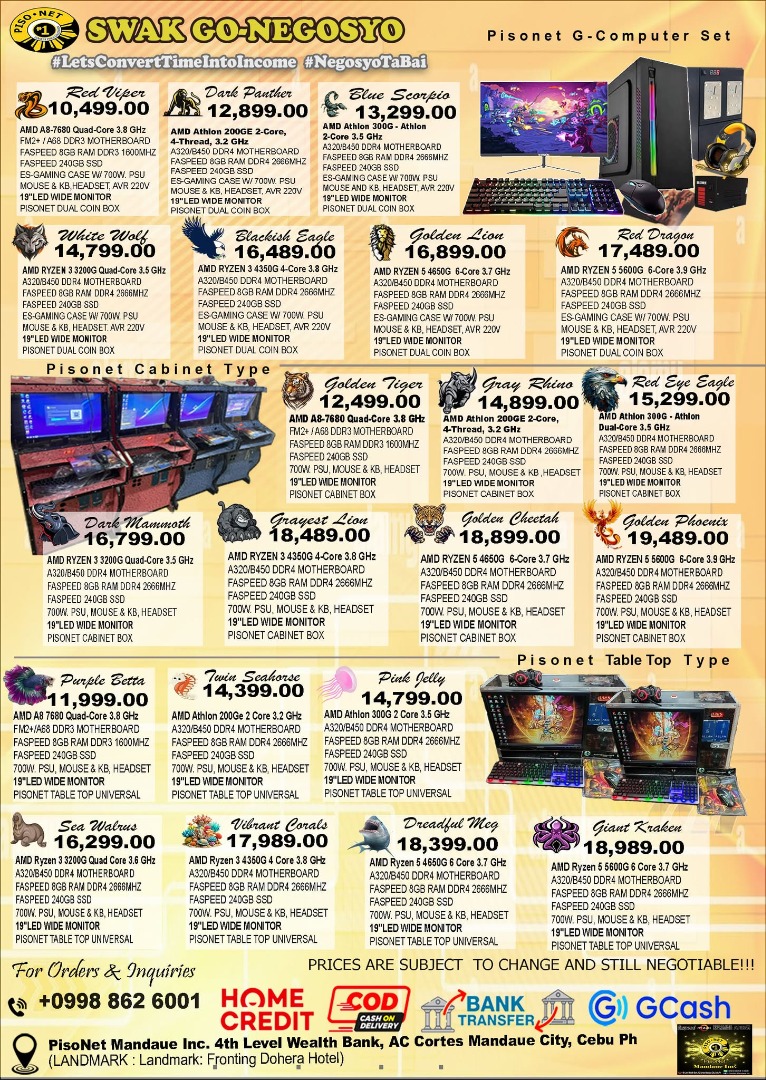 PISONET COMPUTER SET, Computers & Tech, Desktops on Carousell