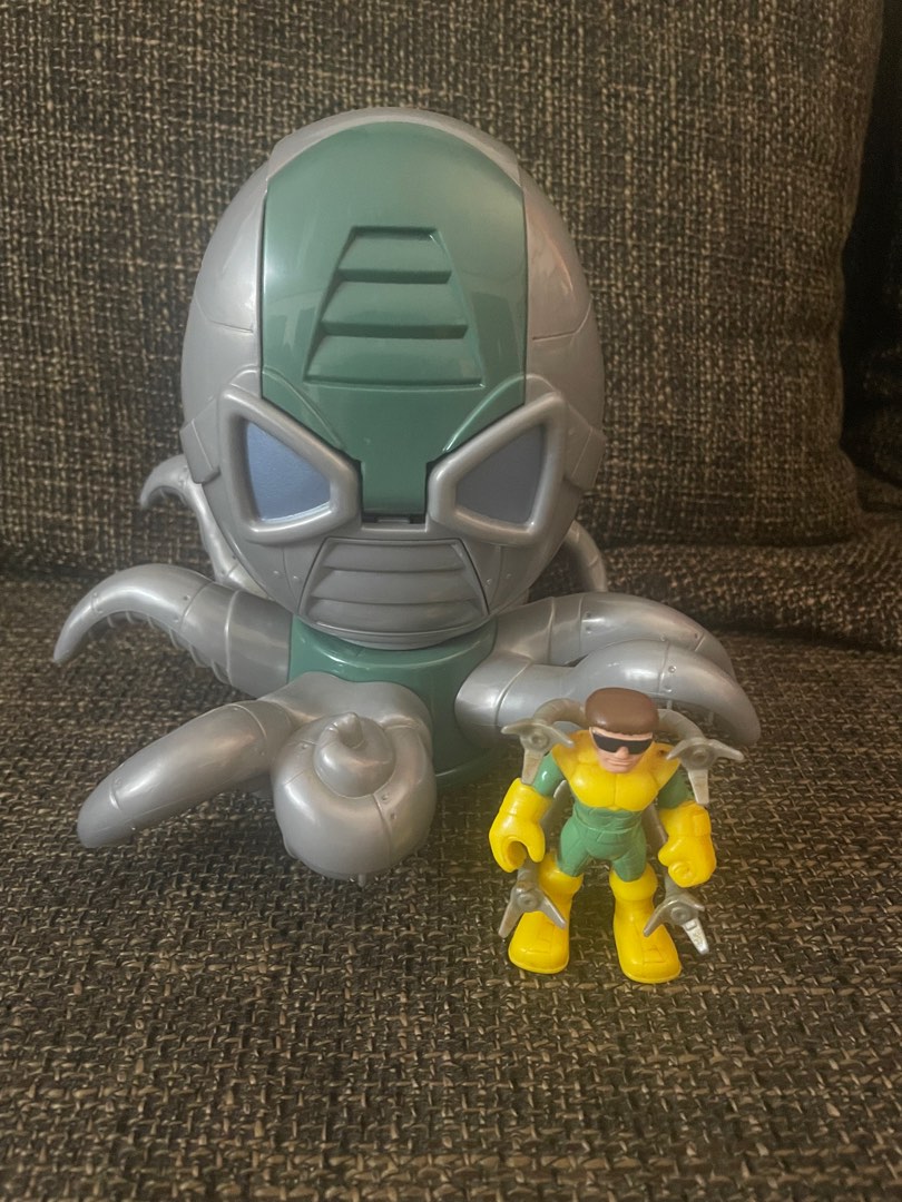 Playskool Marvel Imaginext Octo Mech Robot with Dr. Doc Octopus Figure ...