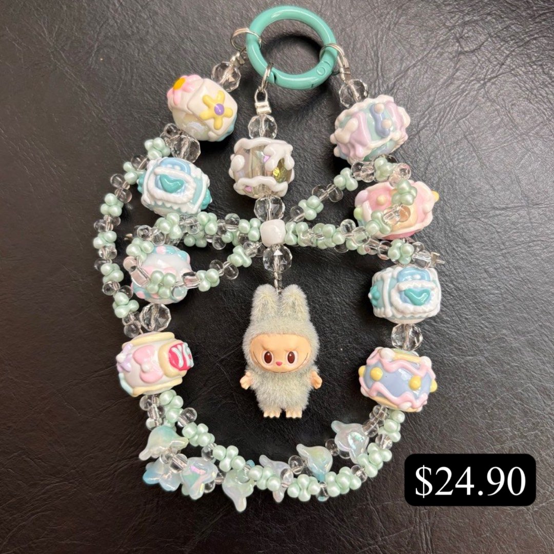 POP MART Keychain Handphone Strap Bag Charm (The Monster Labubu ...