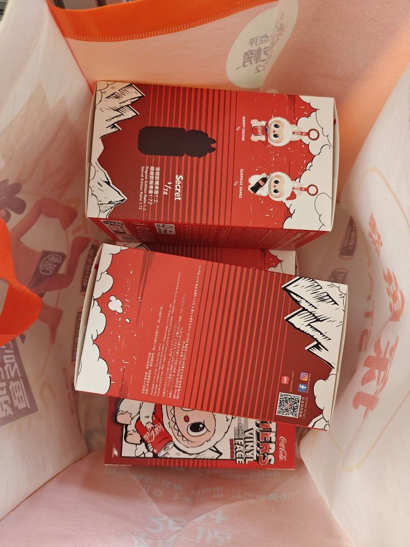 Popmart the monsters Labubu coca cola latest model, Hobbies & Toys ...