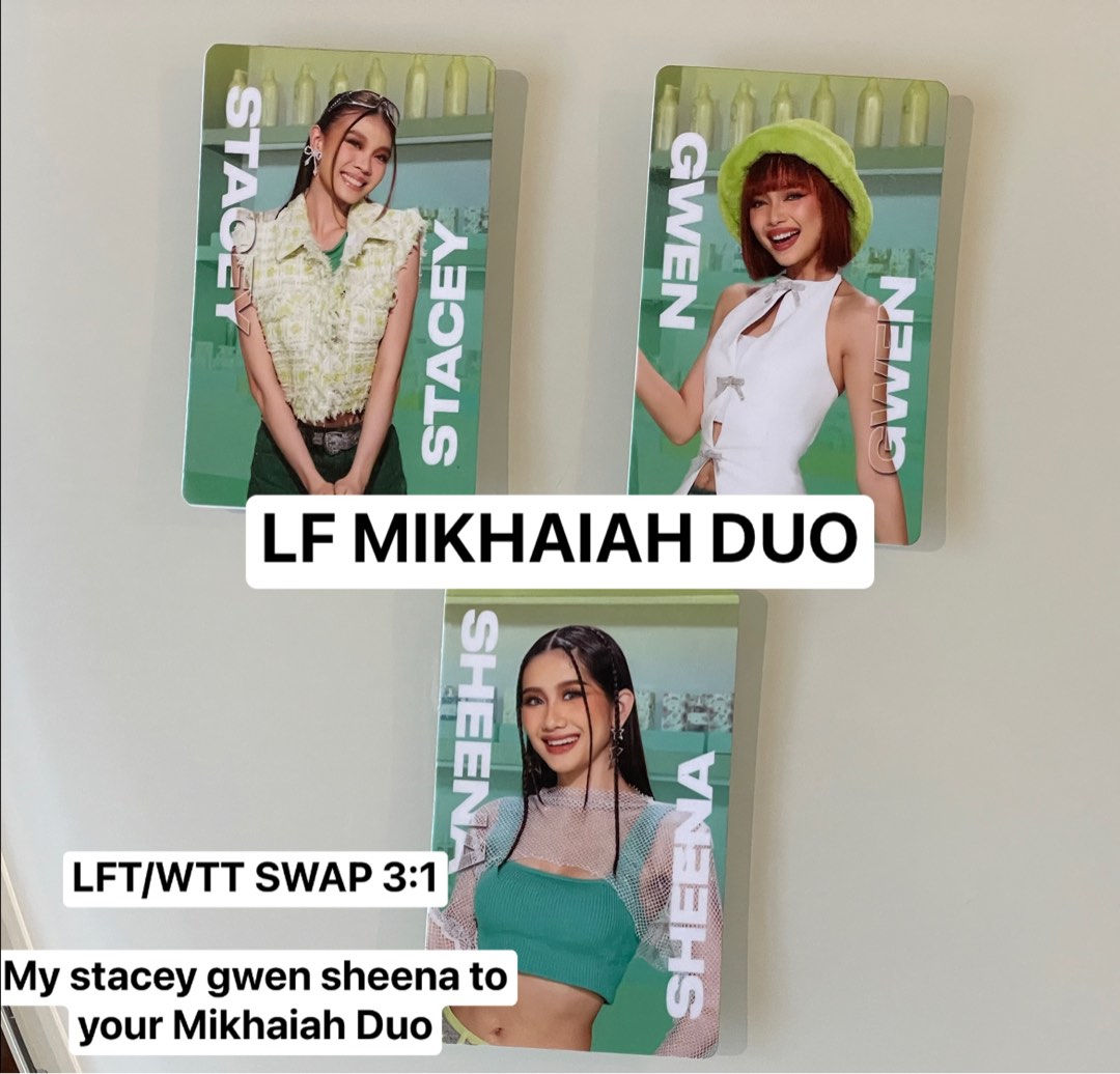 Puregold BINI Trade Mikhaiah Duo, Hobbies & Toys, Memorabilia ...