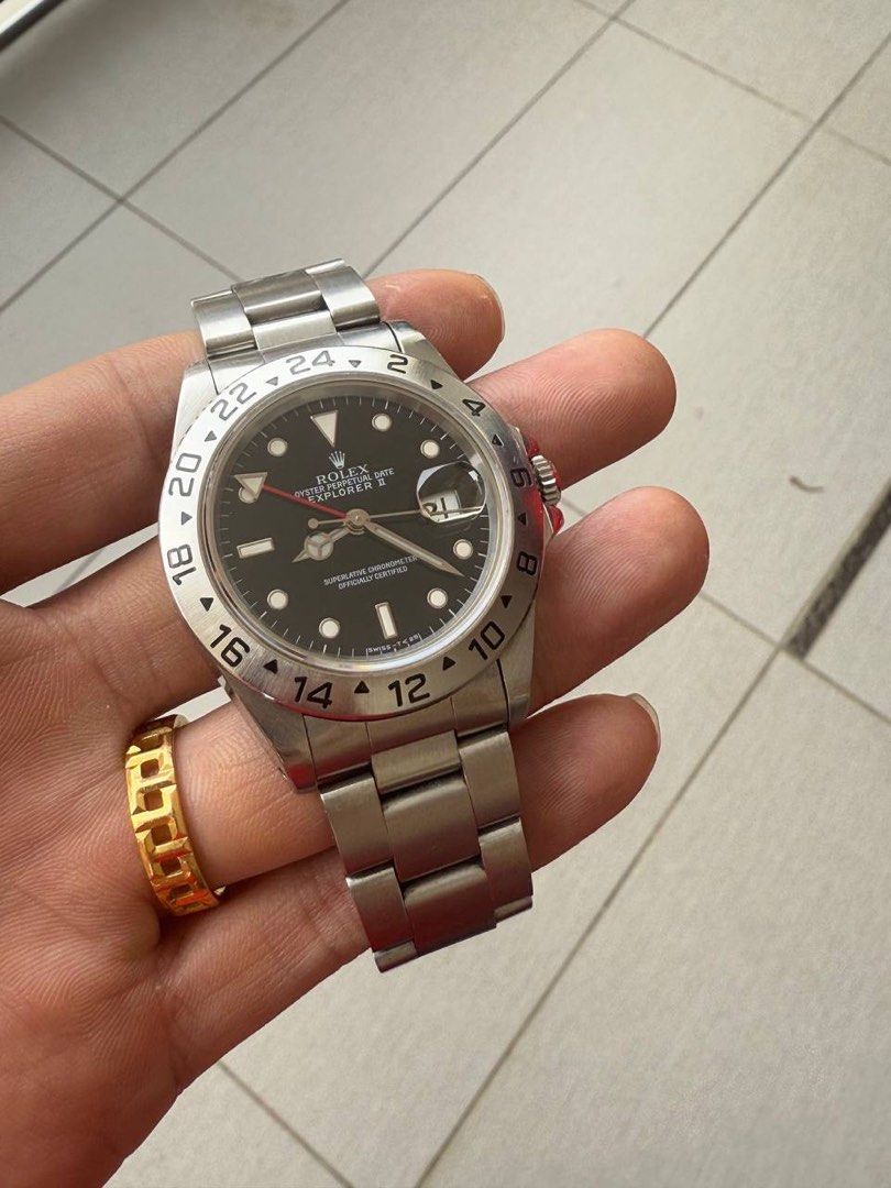 ROLEX T-25 EXPLORER 2 GMT SWISS MADE AUTOMATIC 16570, Men's Fashion ...
