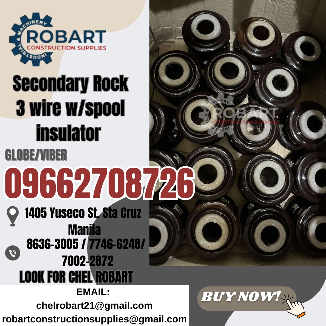 SECONDARY RACK 3 WIRE / SPOOL INSULATOR, Commercial & Industrial ...