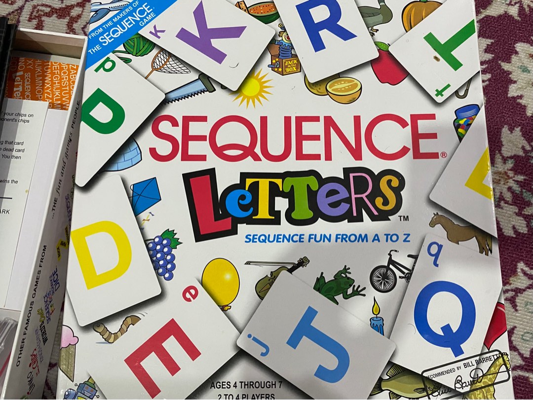 SEQUENCE LETTERS KIDS SUSUN HURUF, Hobbies & Toys, Toys & Games on ...