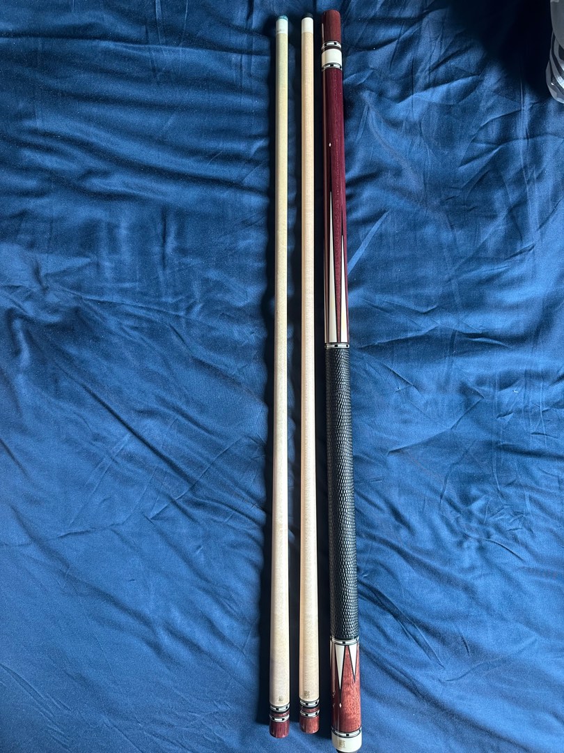 Shuken custom cue with carbon core shaft, Sports Equipment, Sports ...