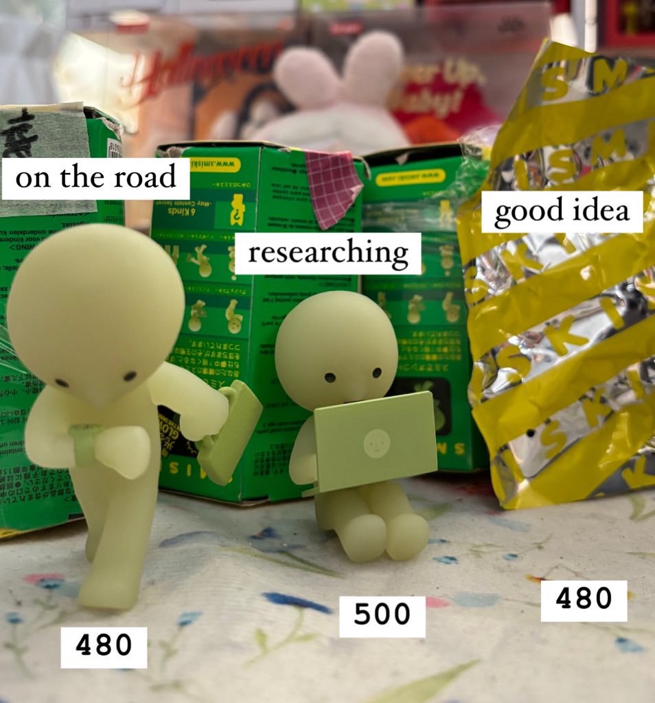 smiski researching + on the road + good idea SET, Hobbies & Toys, Toys ...