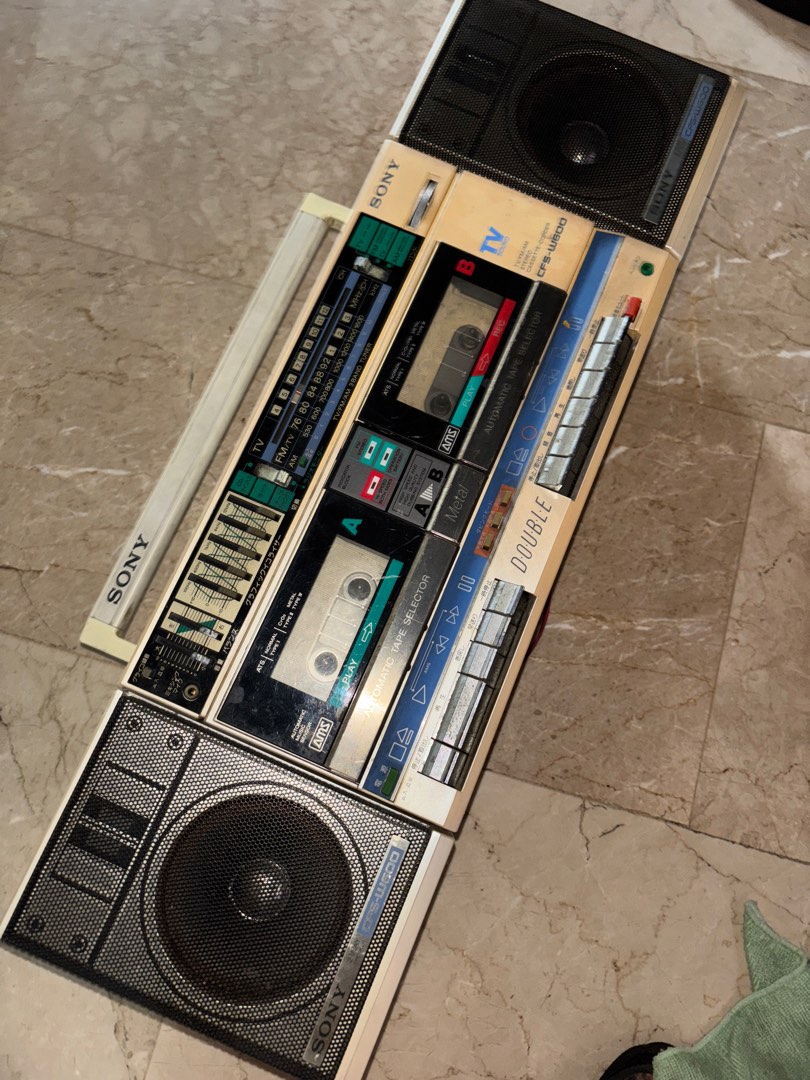 Sony - CFS W600 Vintage Boombox Radio Stero, Audio, Soundbars, Speakers ...