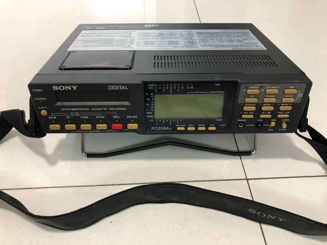 Sony PC208Ax 8 Channel DC-20KHz DAT Instrumentation Cassette Recorder ...