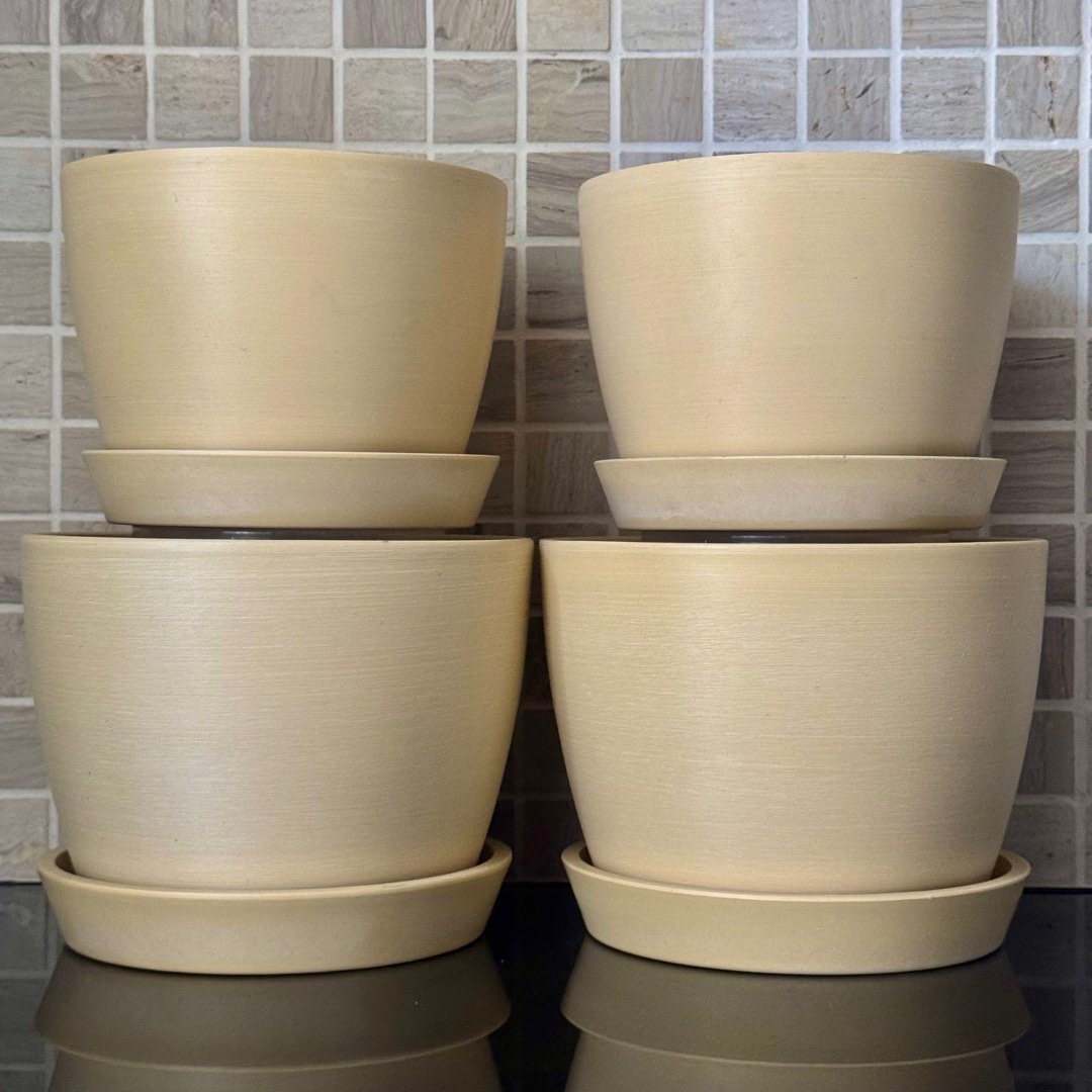 SPRUCE Monopot Bob w/ Catch Plate | Earthy Plant Pots | Minimalist ...