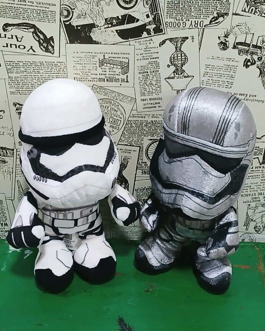 Star Wars Stormtrooper Executioner & Captain Phasma Plushies - Set of 2 ...