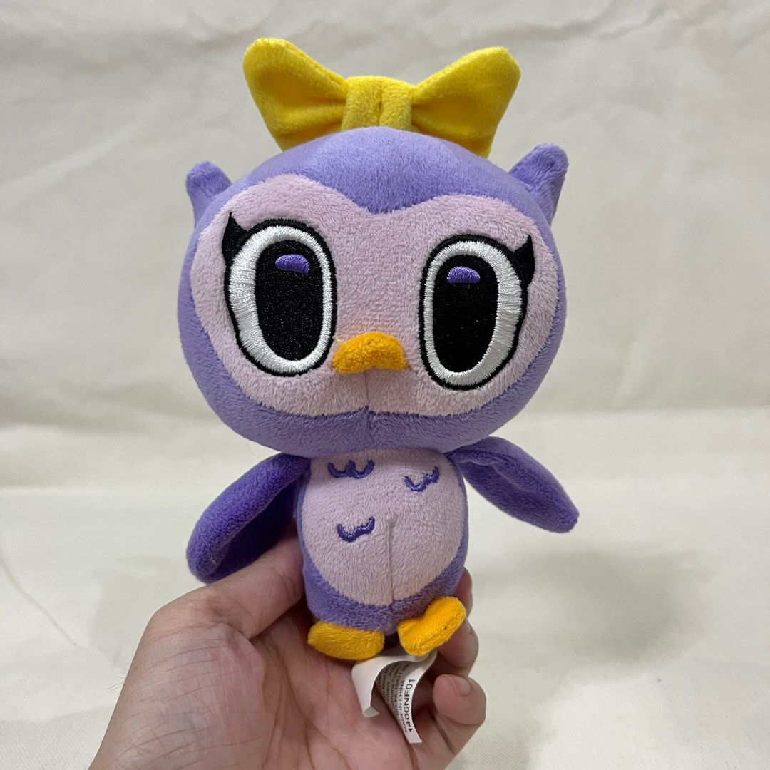 Tokidoki Clair Purple Neon Star Owl Mascot Plush Toy, Hobbies & Toys ...
