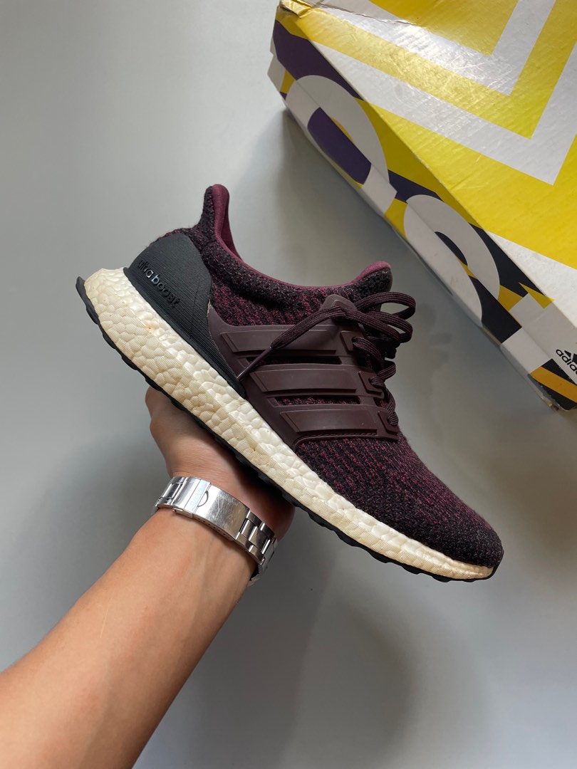ULTRABOOST V3 BURGUNDY (8.5US), Men's Fashion, Footwear, Sneakers on ...