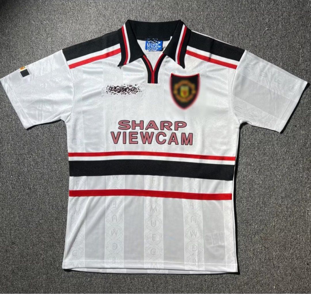 Vintage Classic Manchester United 98/99 Away Retro Football Jersey, Men ...