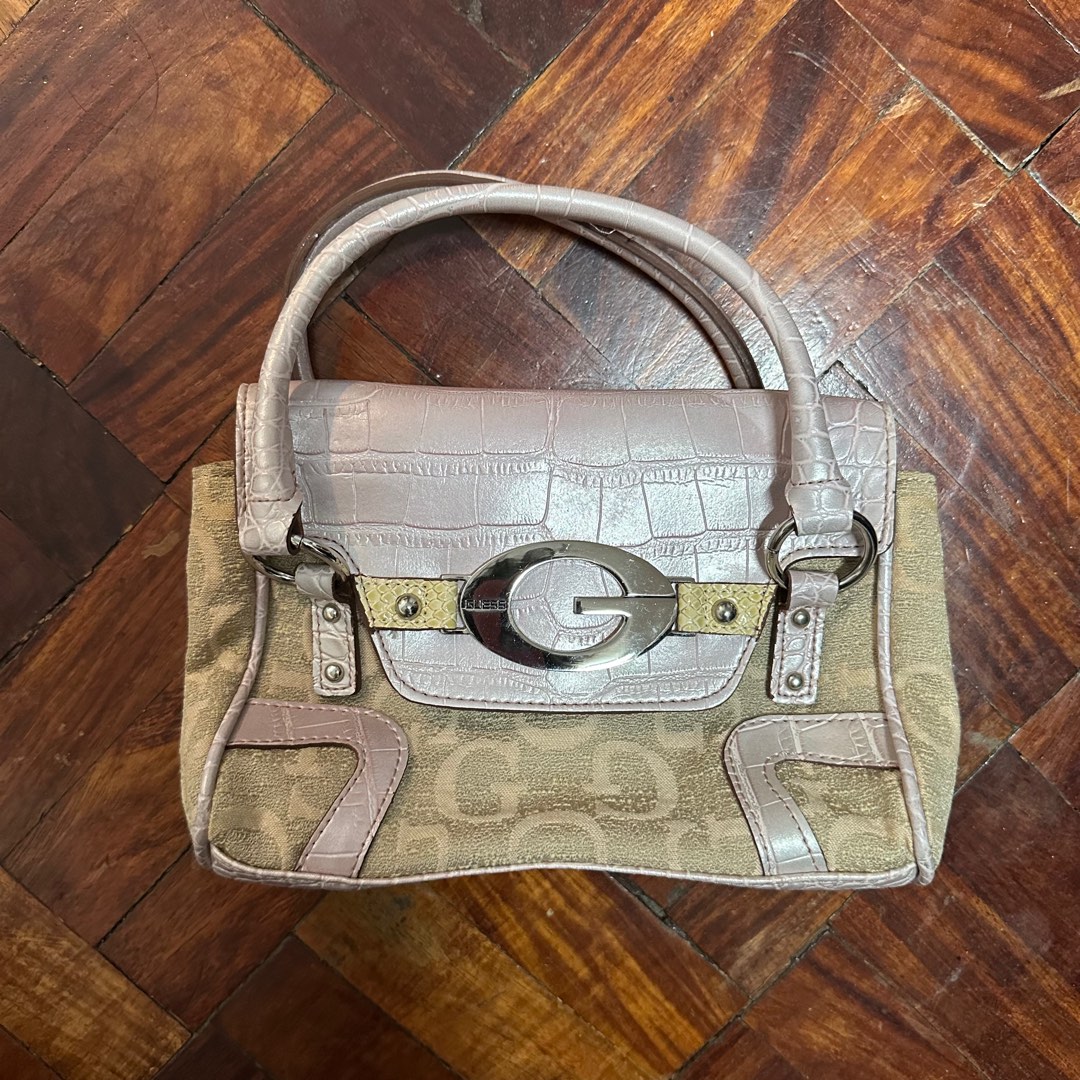 Vintage Guess Hand Bag, Women's Fashion, Bags & Wallets, Purses ...