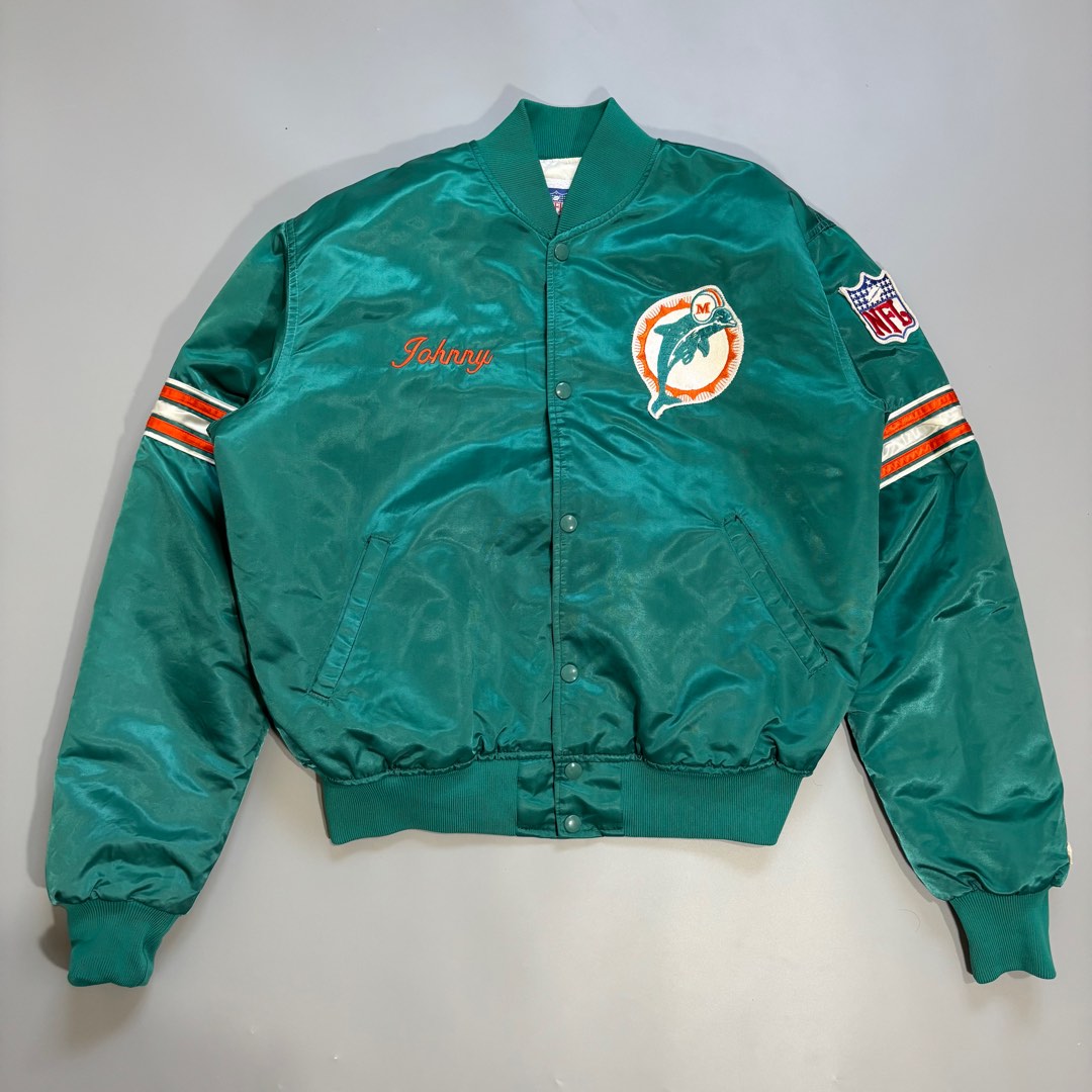 Vintage Miami Dolphins Starter Jacket, Men's Fashion, Coats, Jackets ...