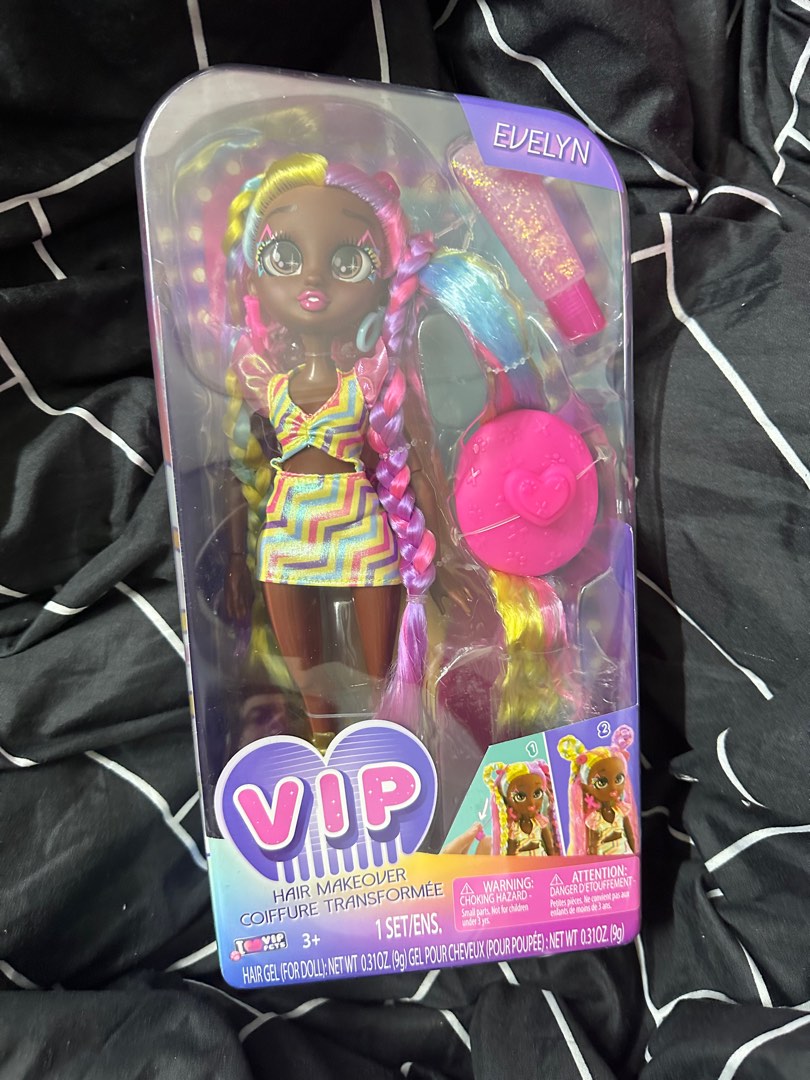 VIP girls makeover dolls Evelyn, Hobbies & Toys, Toys & Games on Carousell