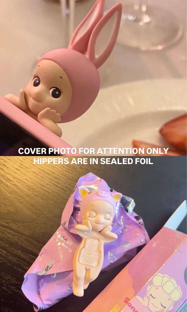 wts ufs lfb sonny angel sealed foil hippers animal rabbit dh pig tingi ...