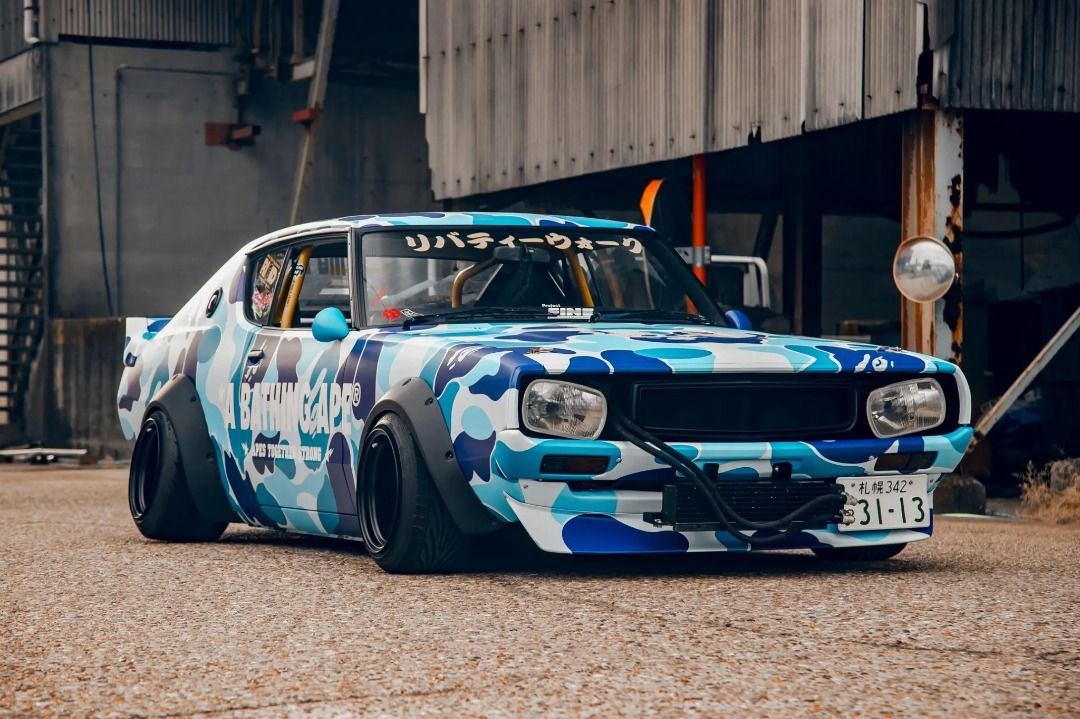 全新 BAPE x LBWK Minigt Nissan Camo 4 car Set brand new - mini gt aape ...