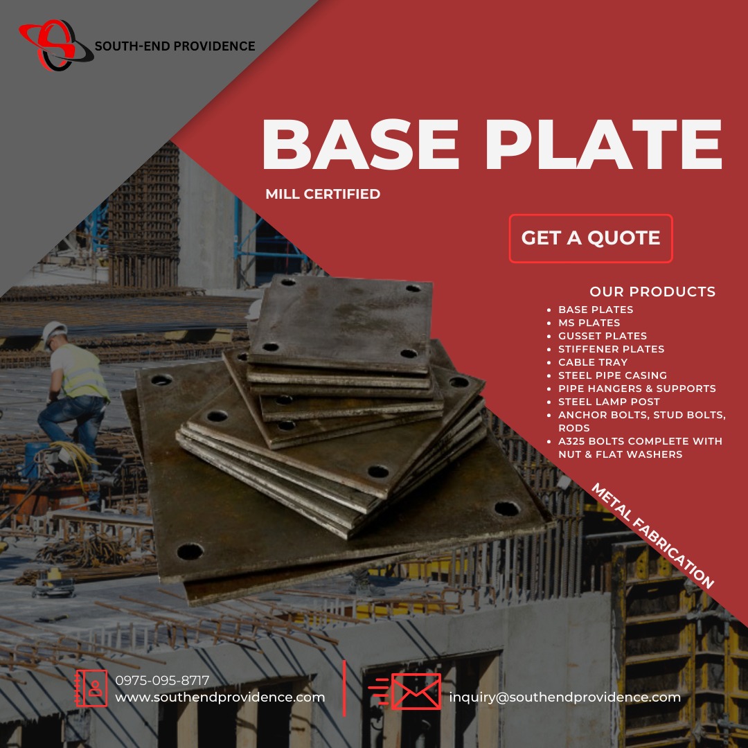 A36 Base Plate 150mm x 150mm x 10mm | Pre Cut MS Plate | Anchor Bolt ...