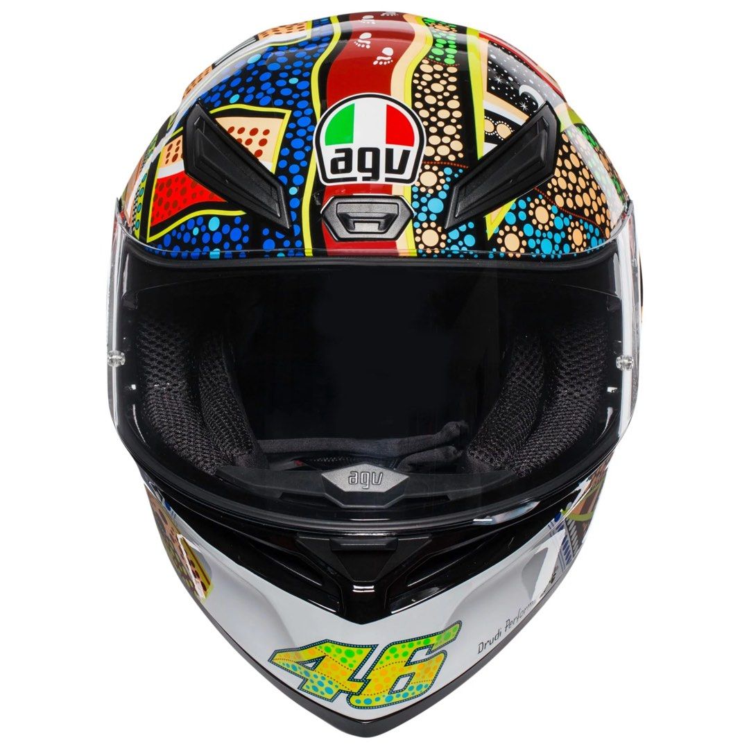 AGV Topi Keledar Motosikal Full Face Helmet Penuh, Auto Accessories on ...
