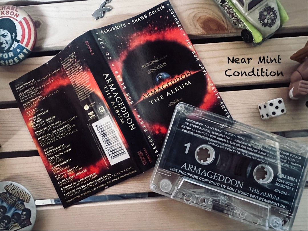 Armageddon The Album Cassette Tape Original Armageddon Soundtrack ...