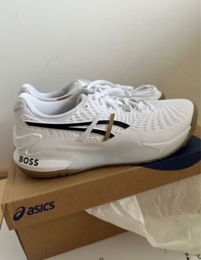 ASICS x Hugo Boss Gel Resolution 9, Men's Fashion, Footwear, Sneakers ...