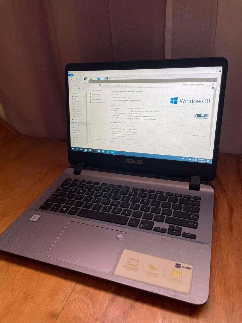 ASUS X407U, Computers & Tech, Laptops & Notebooks on Carousell