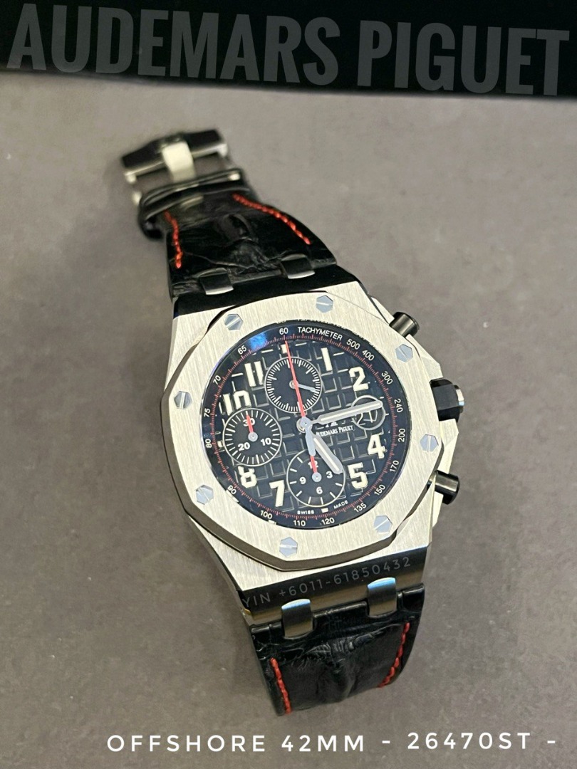 Audemars Piguet Offshore Steel 42mm 26470ST Vampire full set (2016 year ...