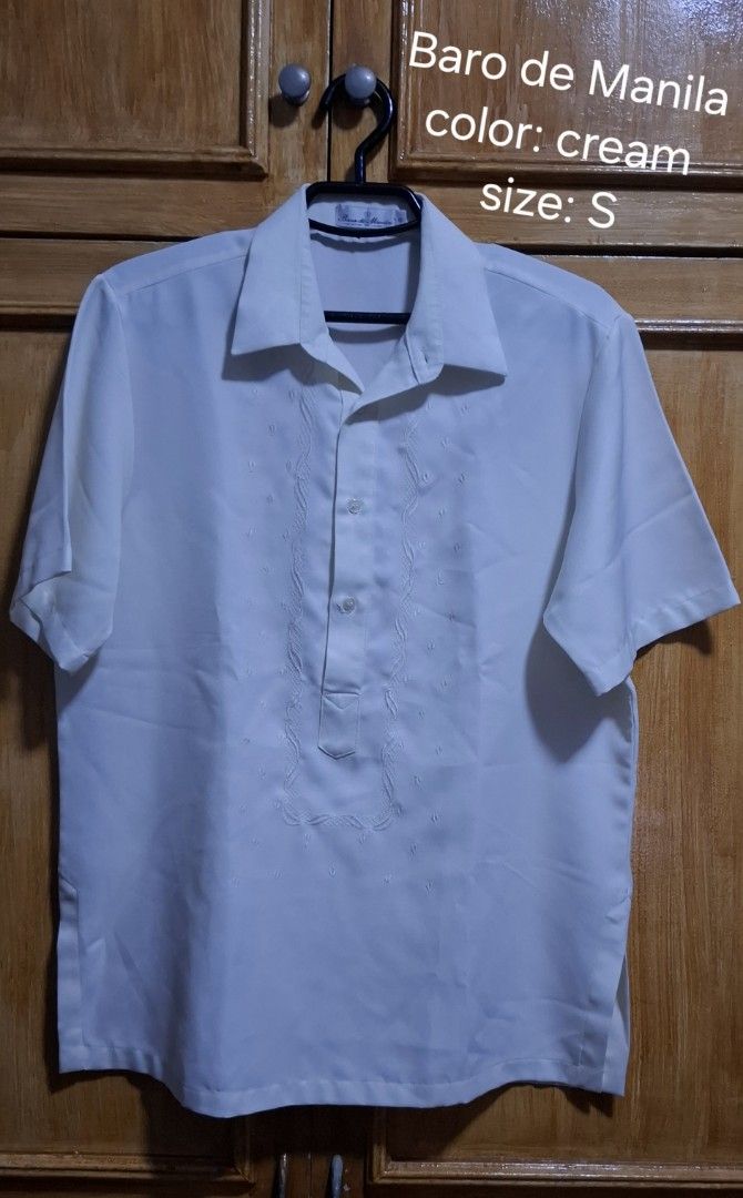 Baro de Manila Corporate Office Barong, Men's Fashion, Tops & Sets ...