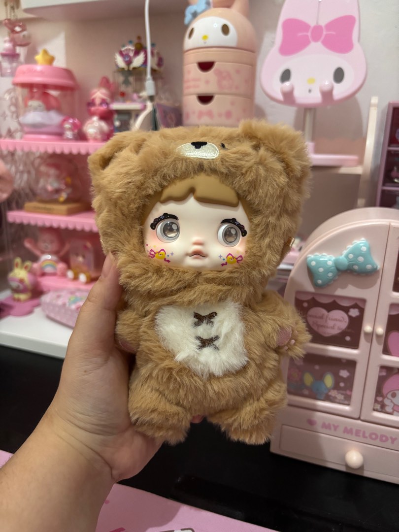 Blindbox Nommi V1 Keychain Plush Brown ( HARGA NETT ), Toys ...
