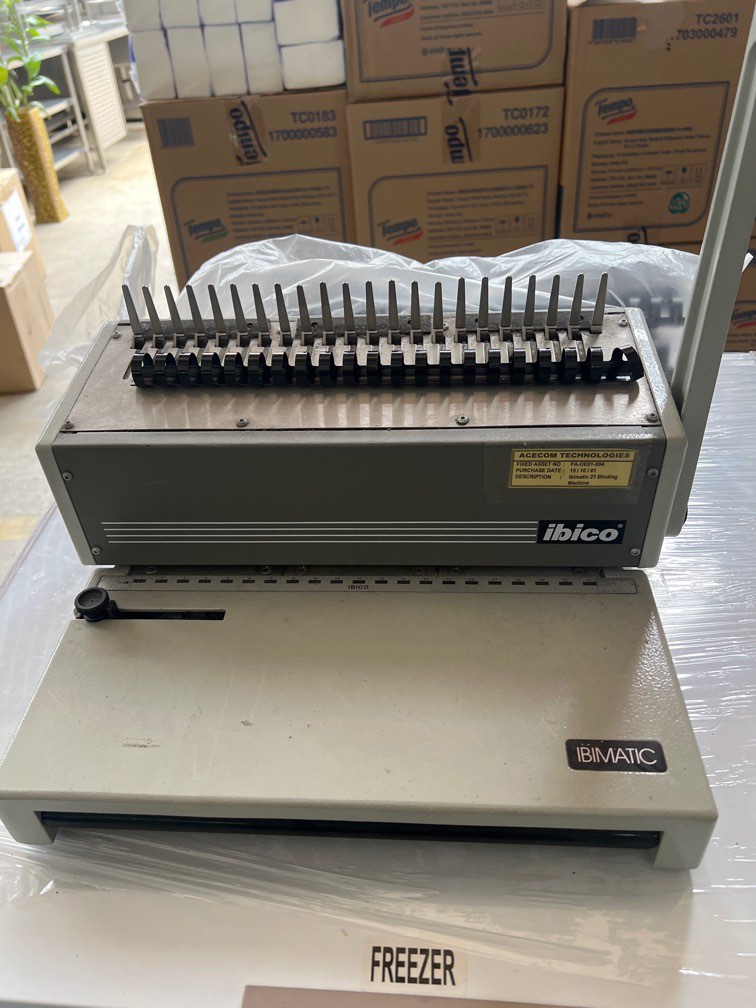 Book binding machine, Computers & Tech, Office & Business Technology on ...