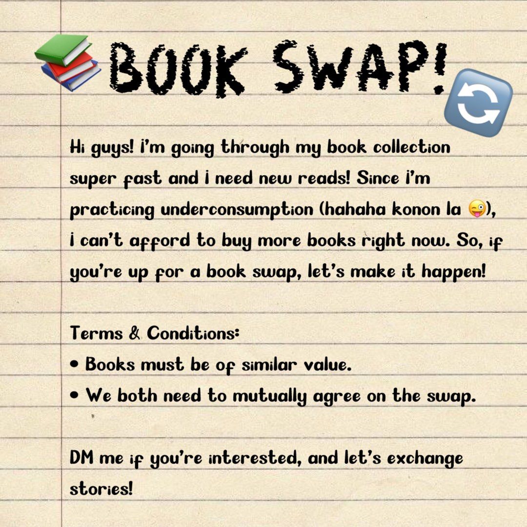 book swap, Hobbies & Toys, Books & Magazines, Storybooks on Carousell