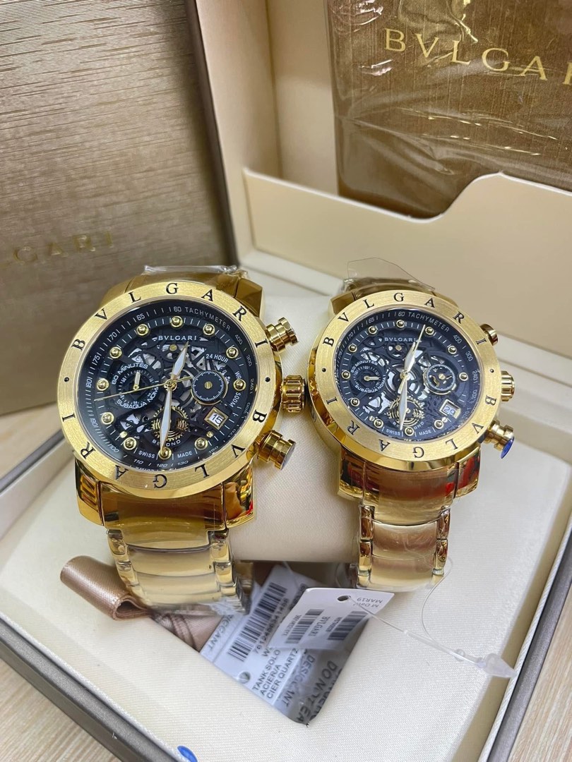 Bulgari watch couple, Luxury, Watches on Carousell