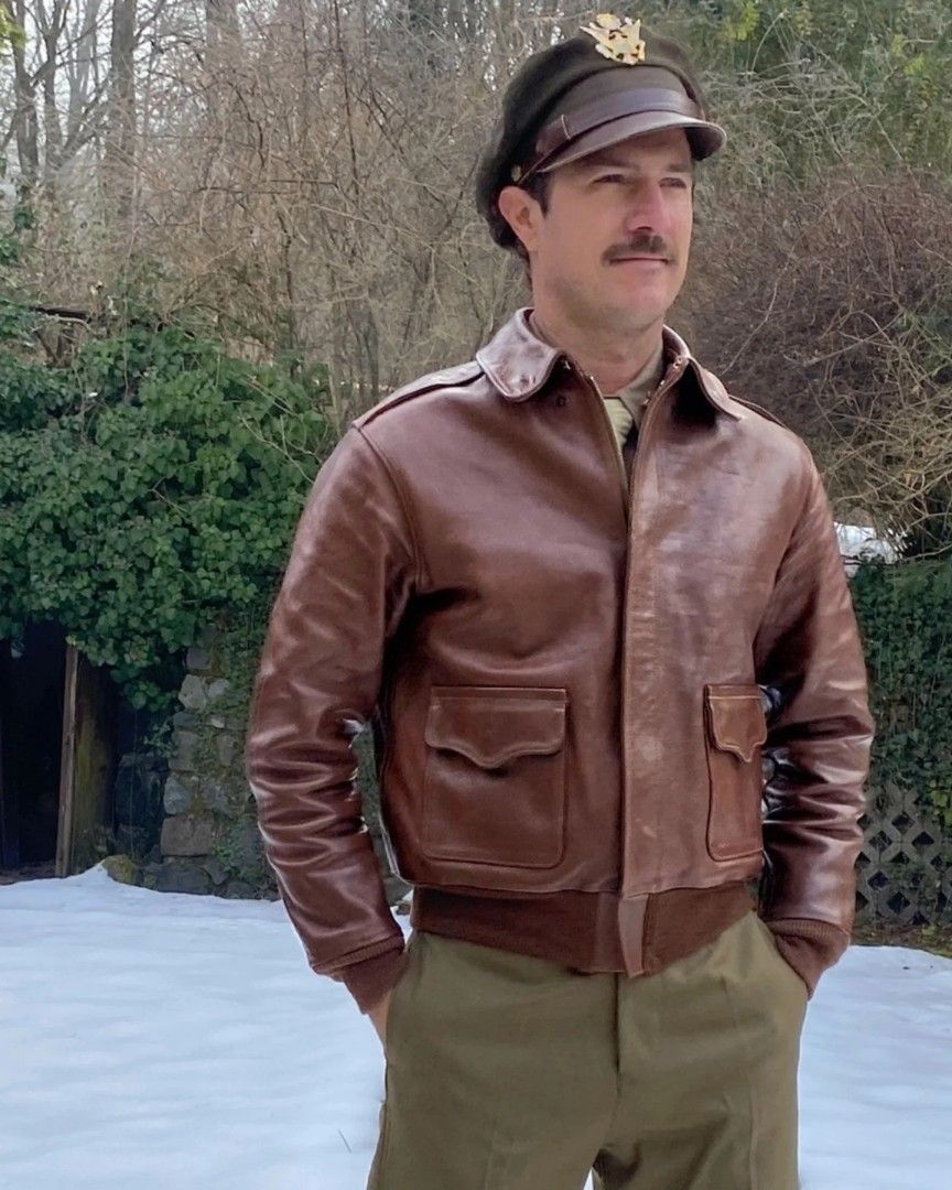 Buzz Rickson's A2 USAAF Horsehide Flight Jacket X Jaket Kulit Schott Avirex Real McCoys Eastman ...