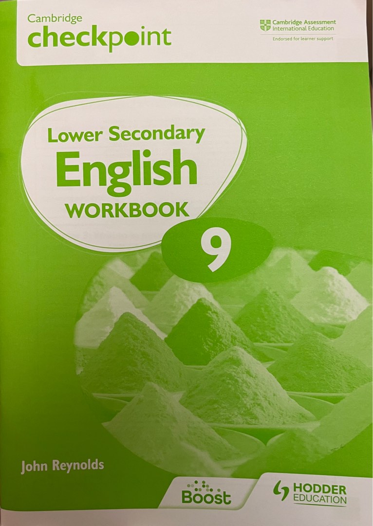 Cambridge Checkpoint Lower Secondary English Workbook 9, 興趣及遊戲, 書本 & 文具, 教科書 - Carousell