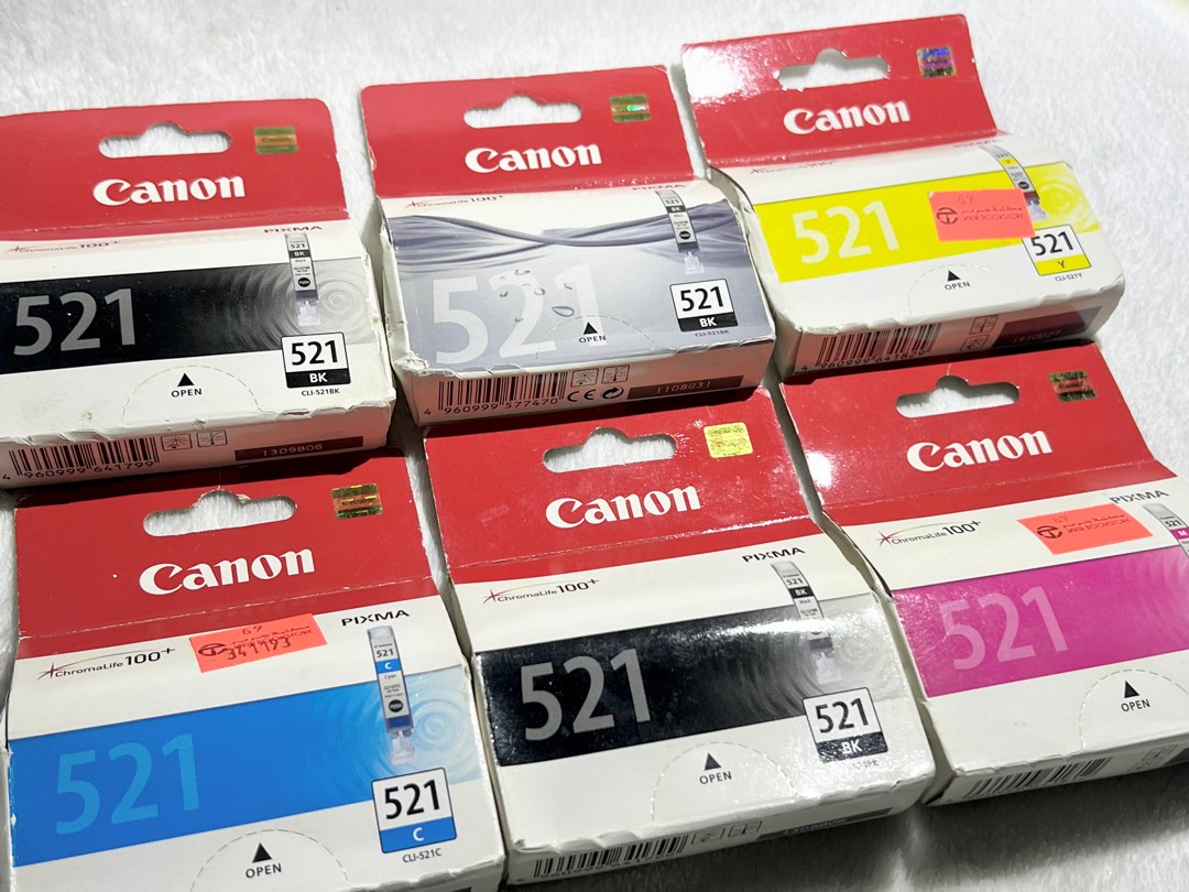 CANON 521 Ink Cartridge, Computers & Tech, Printers, Scanners & Copiers ...