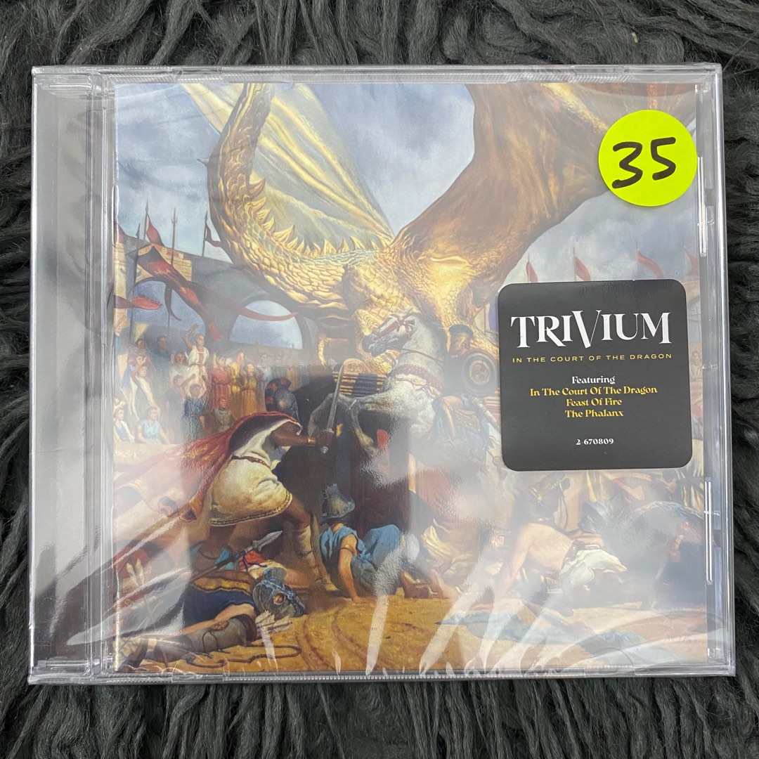 CD TRIVIUM In The Court Of The Dragon, Hobbies & Toys, Music & Media ...