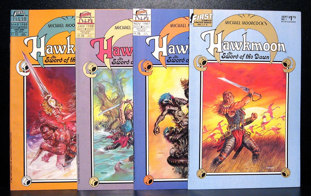 COMICS: First: Hawkmoon: The Sword of the Dawn #1-4 (1987), Michael ...