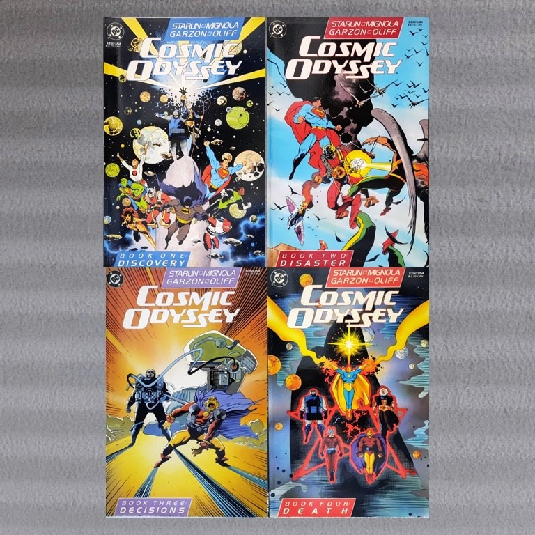 Cosmic Odyssey 4/4 Complete Set (DC Comics) Jim Starlin, Mike Mignola ...