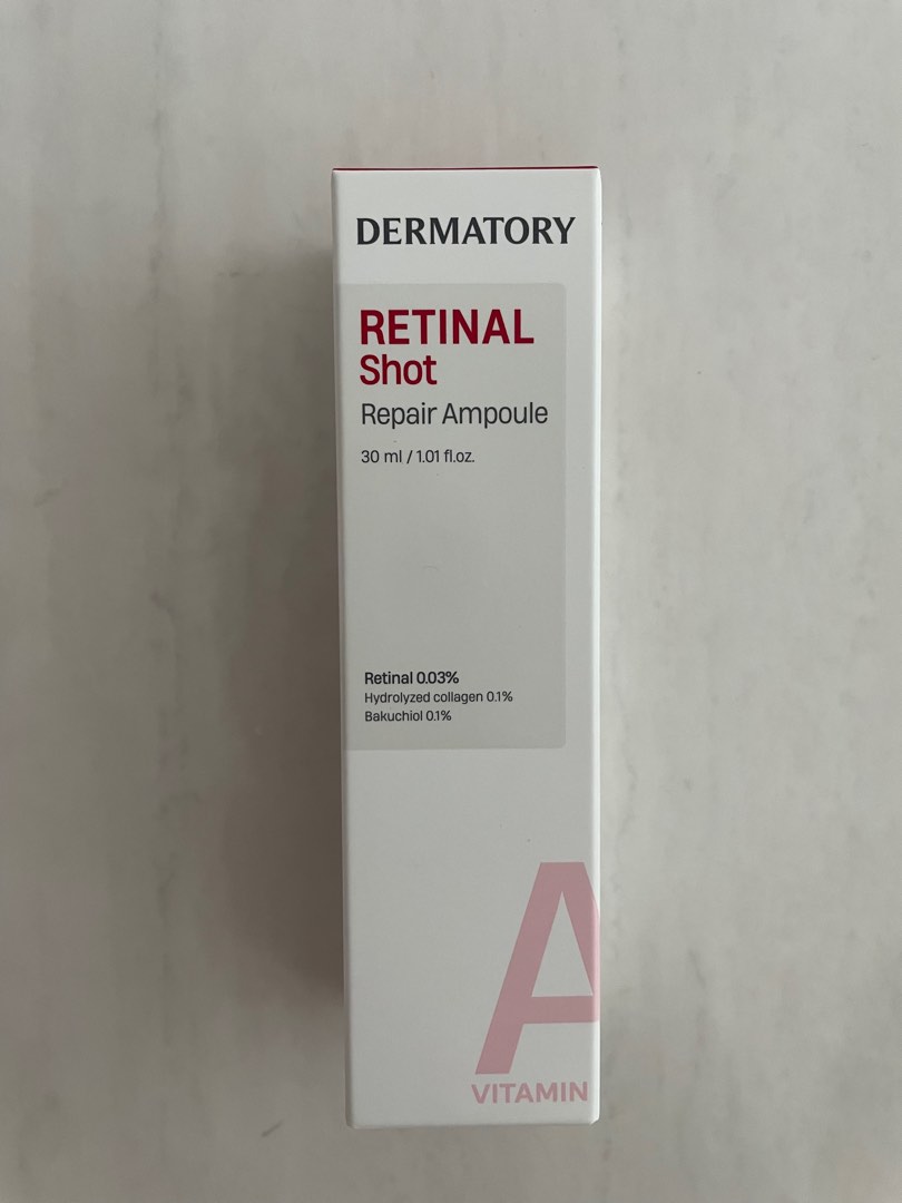 Dermatory Retinal Shot Firming & Repair Ampoule 30ml, Beauty & Personal ...